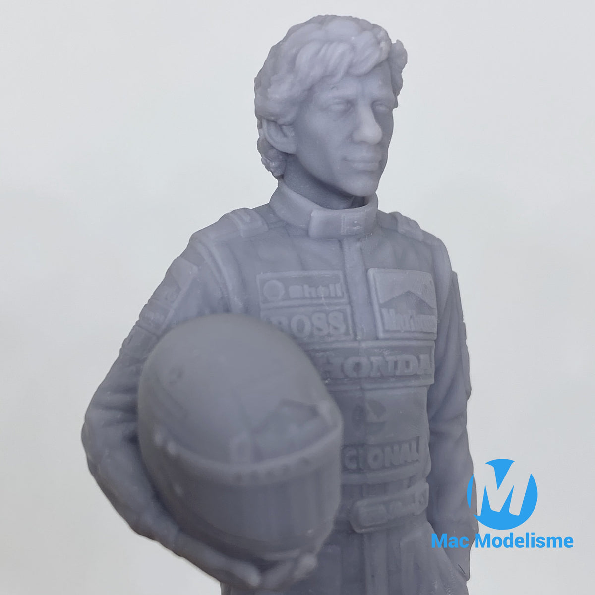 Ayrton Senna pilot - 1/24 or 1/18 – Mac Modelisme