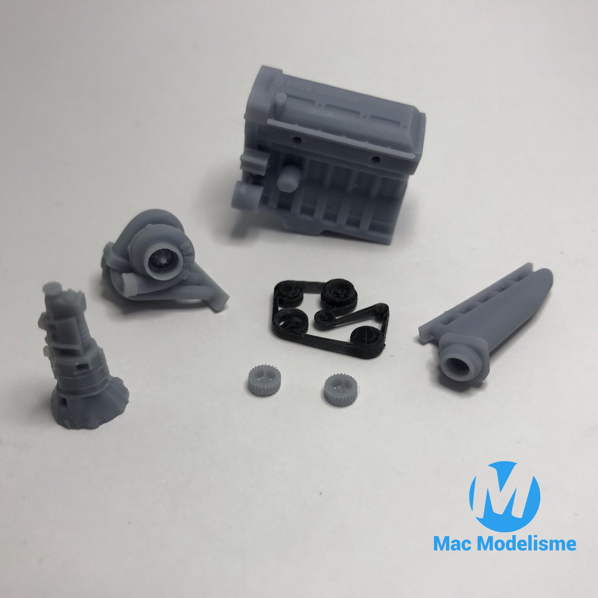 Moteur 2jz préparation HKS - 1/24 ou 1/18 – Mac Modelisme