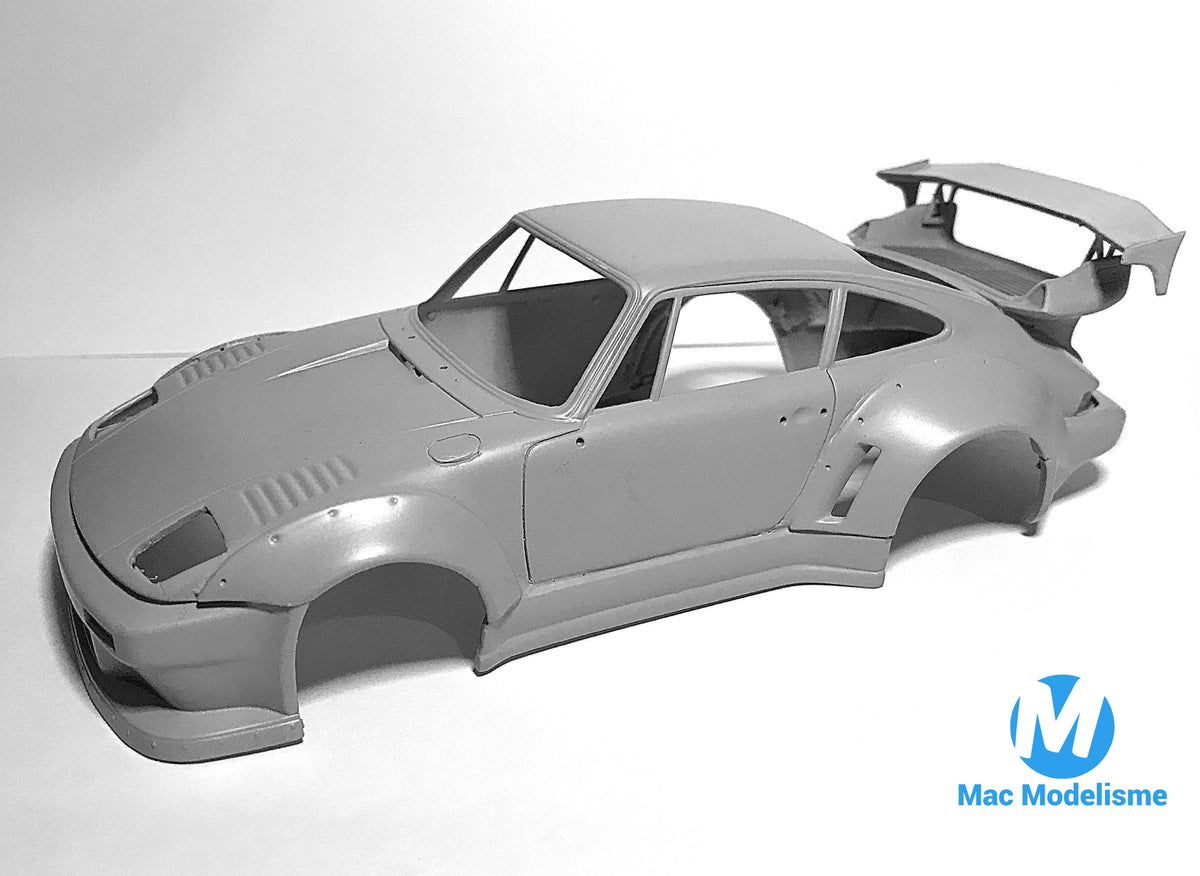 Transkit Porsche widebody + flat nose Fujimi - 1/24 – Mac Modelisme