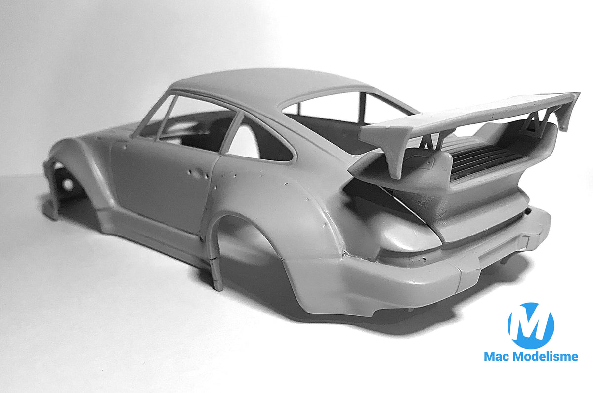 Transkit Porsche widebody + flat nose Fujimi - 1/24 – Mac Modelisme